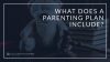 What's In A Washington State Parenting Plan? - Goldberg Jones
